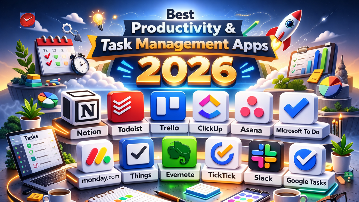 Best Productivity & Task Management Apps 2026 - AppsTimes
